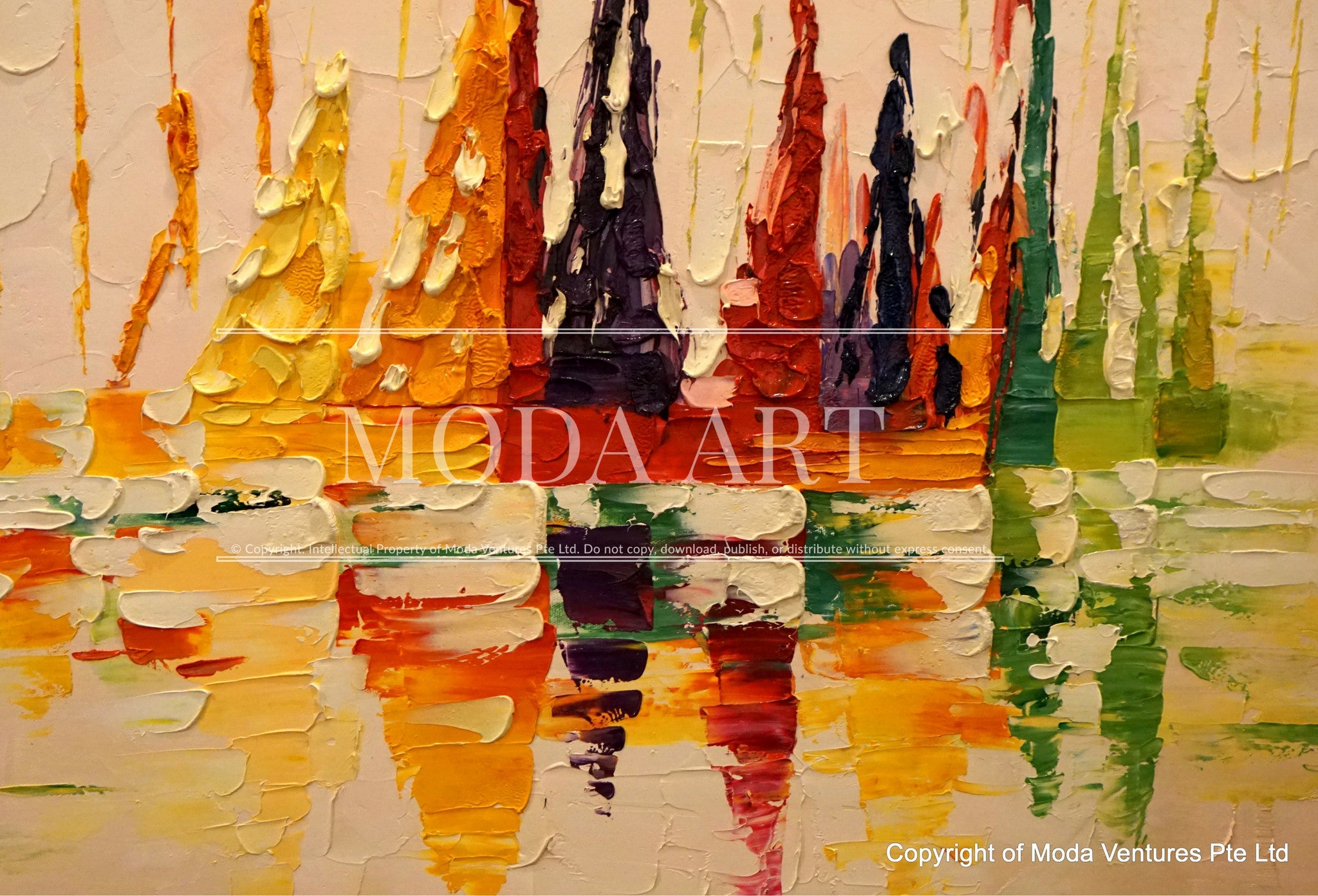 Reflections by the Bay | Moda Art
